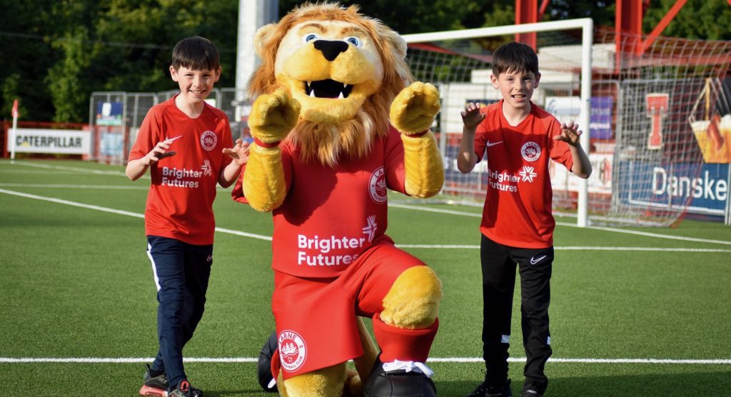 Lenny the Lion is helping to give Invermen a fresh roar | Larne FC