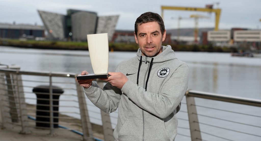 Tiernan Lynch named Football Writers Manager of the Month | Larne FC