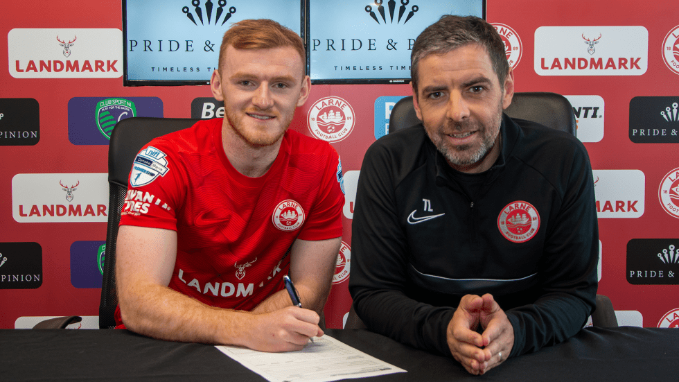 Shea Gordon joins the Invermen | Larne FC