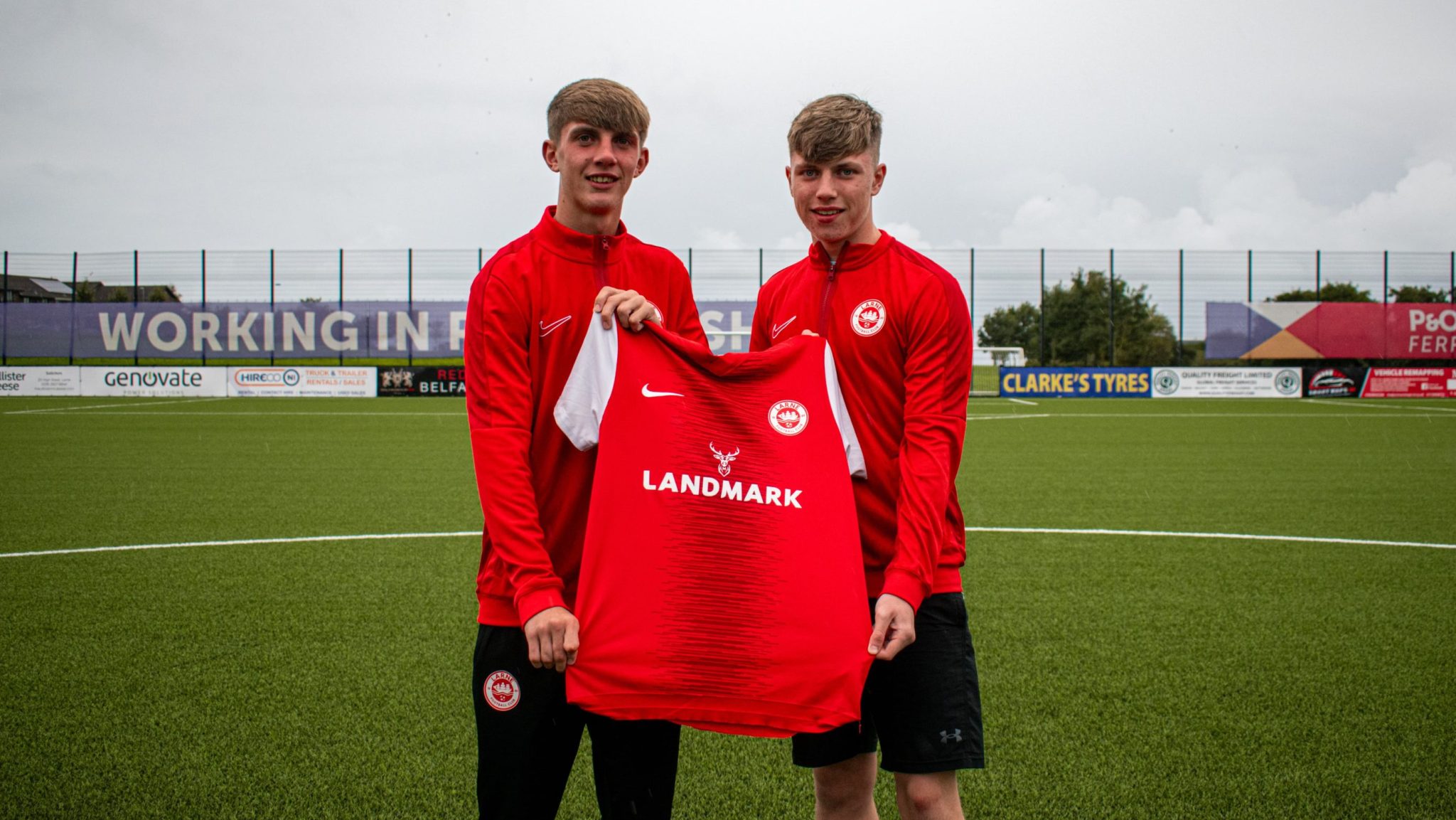 McDonnell and Cowan join Larne FC Academy | Larne FC