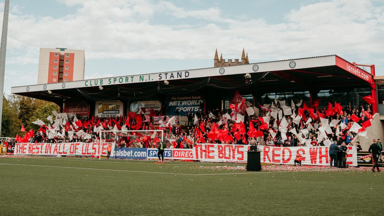 Fanbase unveiled as new ticketing partner | Larne FC