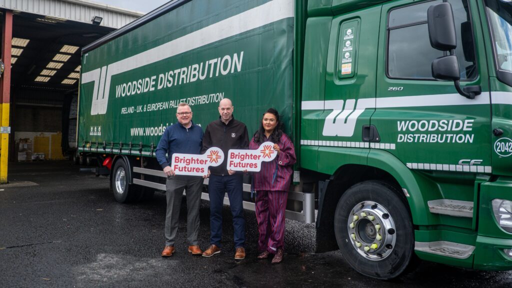 Woodside Logistics Group provide Brighter Futures support | Larne FC